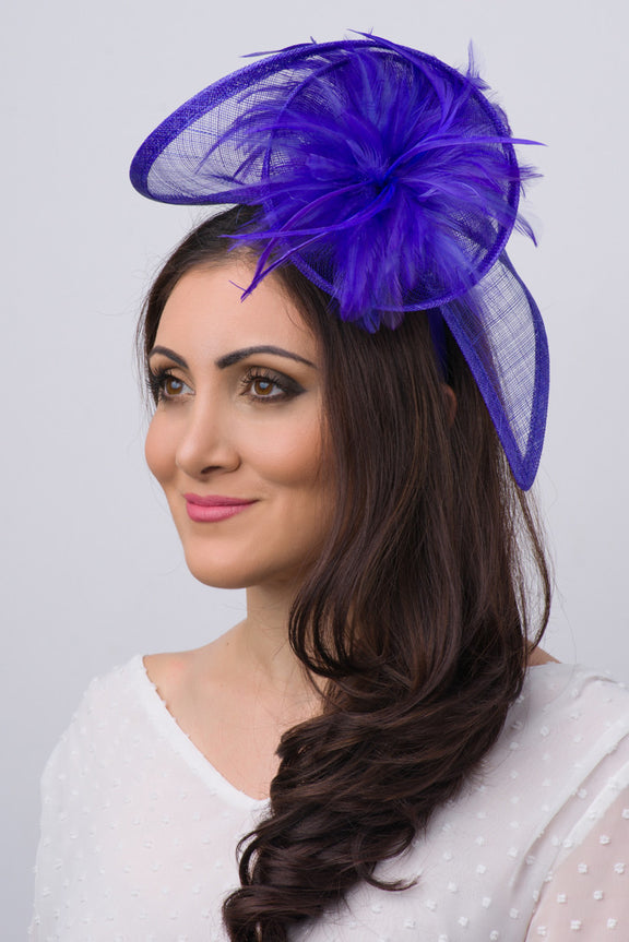 Victoria Fascinator - Violet Purple – Pippa & Pearl