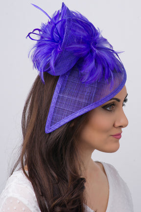 Victoria Fascinator - Violet Purple – Pippa & Pearl